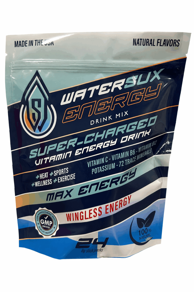 Wingless Energy 1 Bag of 24 8g Packs - Water Sux
